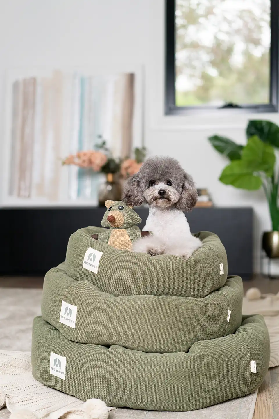 Round Dog Bed Betapetmart Round Dog Bed Betapetmart